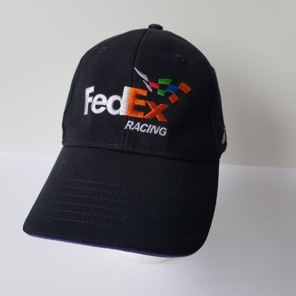 Nascar Denny Hamlin Embroidered Signed Fedex Racing C… - Gem